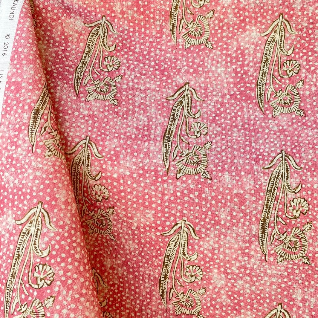 Lisa Fine Textiles Kalindi Design. Printed Onto 100% Linen. Dainty ...