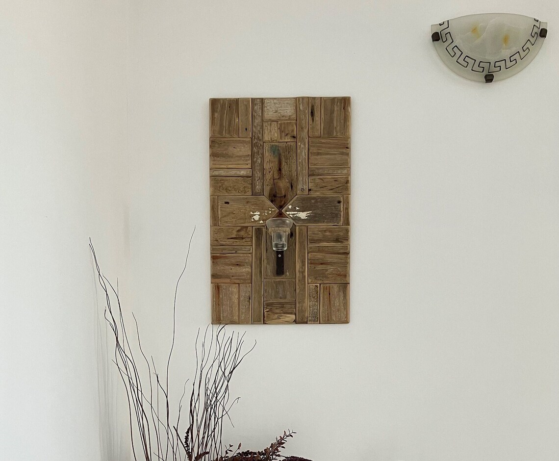 Cross on a Panel.drift,wood,rustic,unique,hand,made,crafted,wall ...