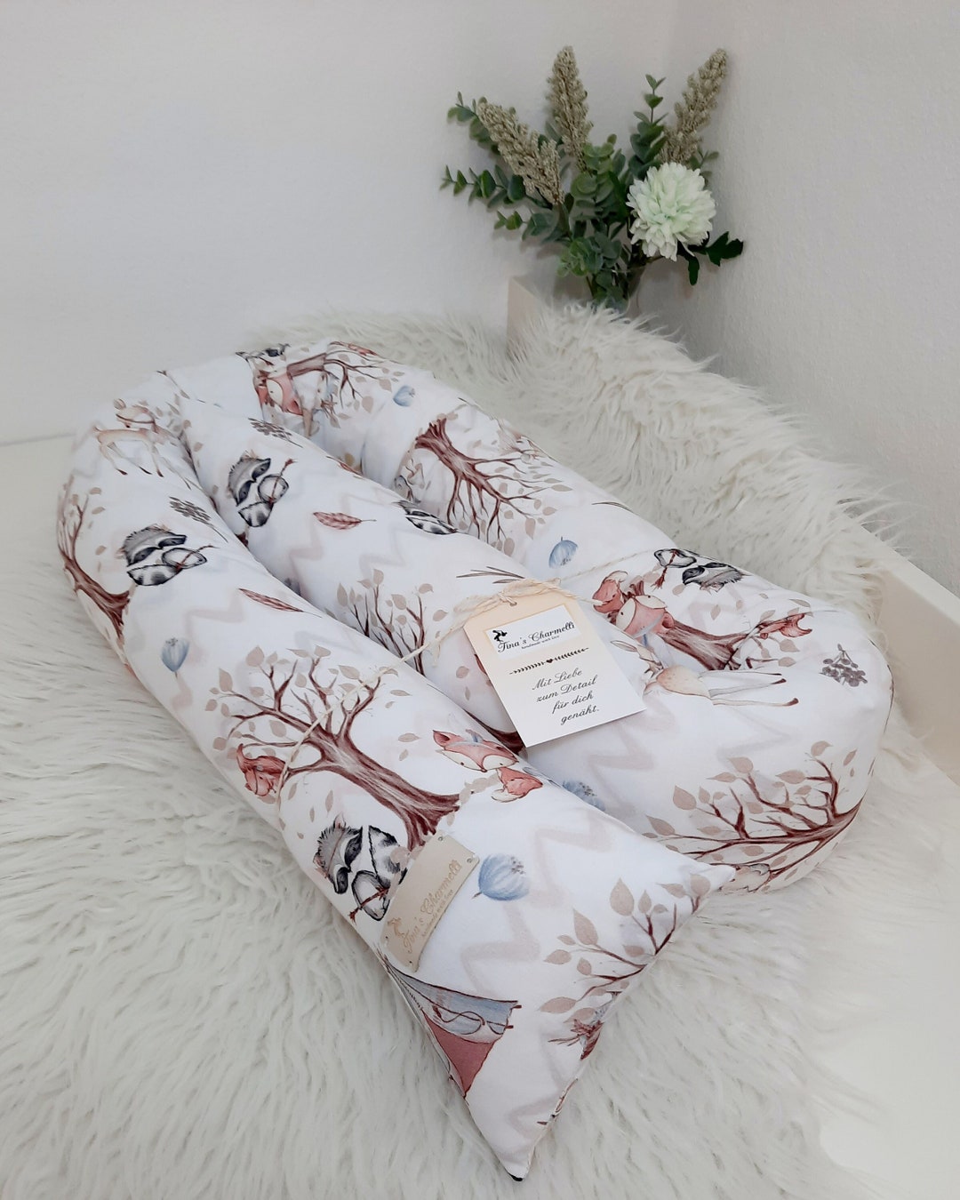 Changing Table Border Boho Forest Friends / Forest Animals / Changing ...
