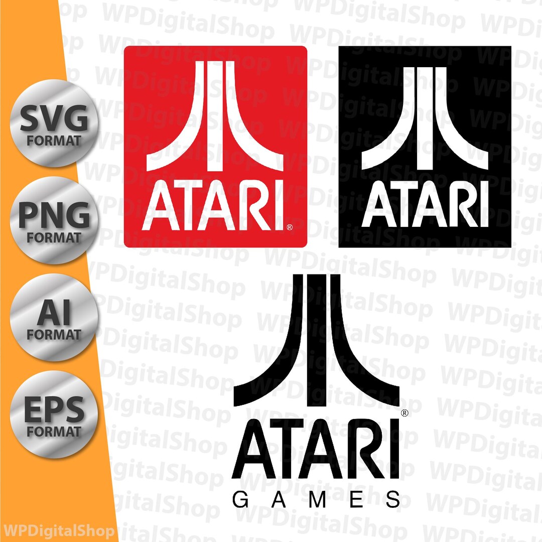 Atari Logo | Digital Download | SVG PNG PDF | Movie Wall Art - Etsy