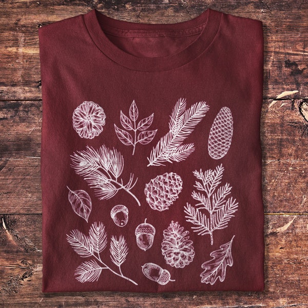 Mushroom Ring Tee, Tree Ring Shirt, Nature Shirt, Outdoors Shirt ...