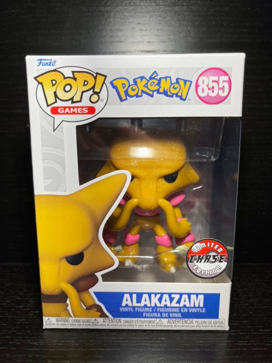 Custom Funko Pop Shiny Holographic Alakazam Pokemon Pop Figure - Etsy
