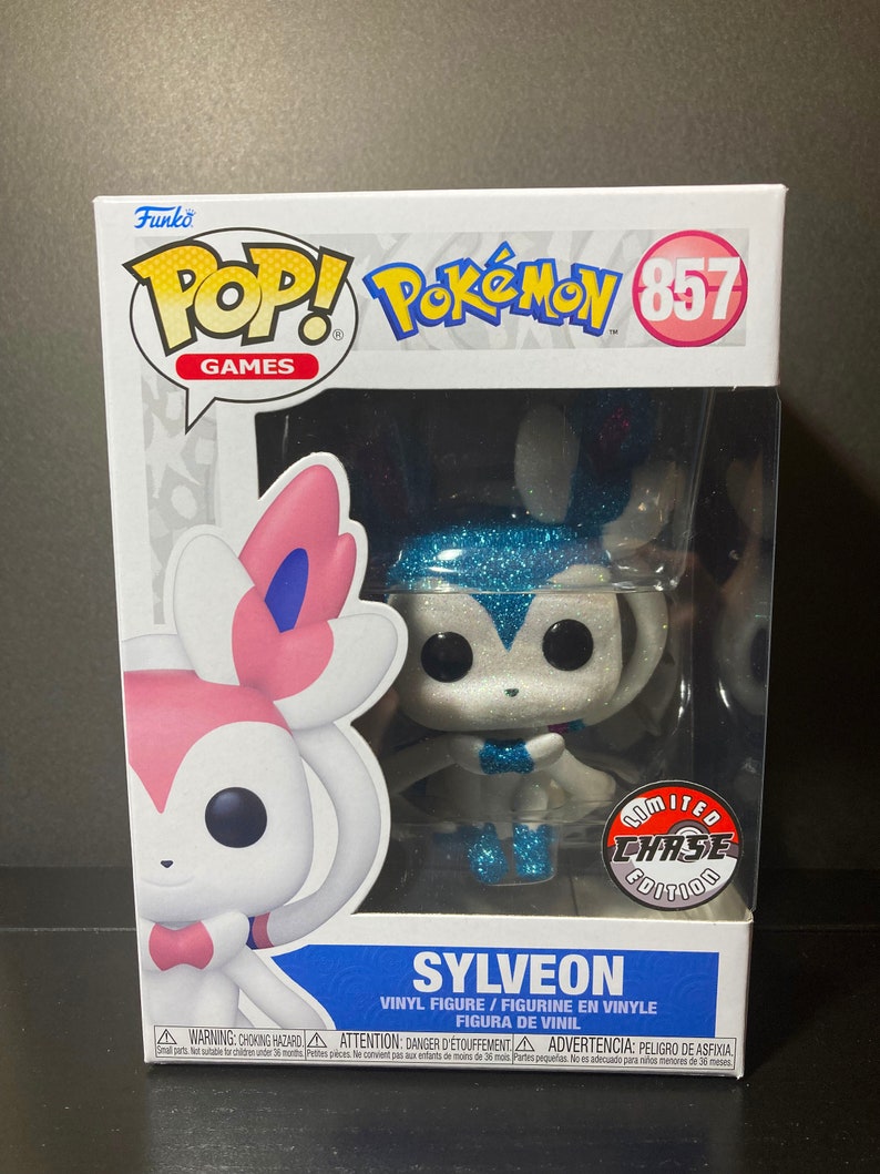 Shiny Sylveon Pokemon - Custom Funko Pop Figure - Etsy