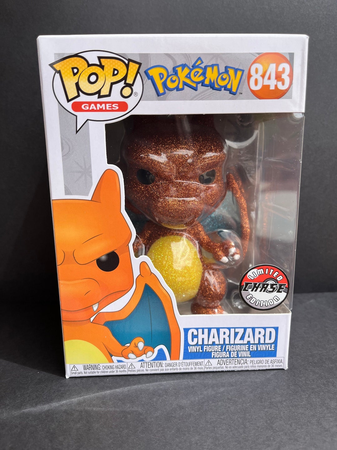 Diamond Charizard Pokemon - Custom Funko Pop Figure - Etsy