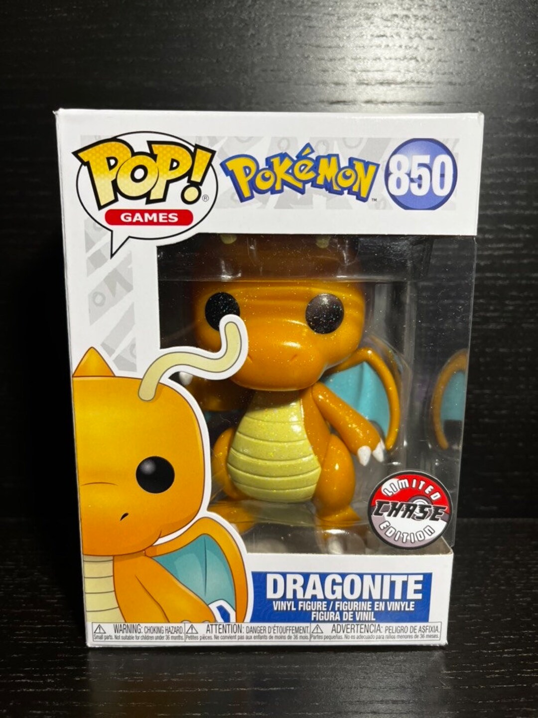 Custom Funko Pop Holographic Diamond Dragonite Pokemon Pop Figure - Etsy