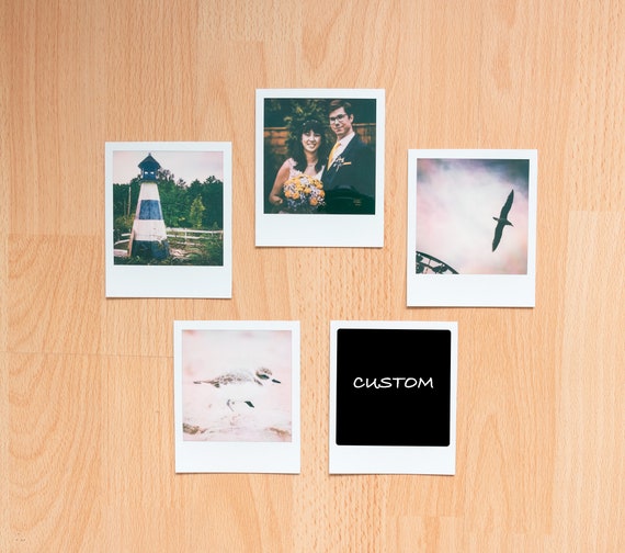 Custom Color Polaroids Personalized Instant Square Film | Etsy