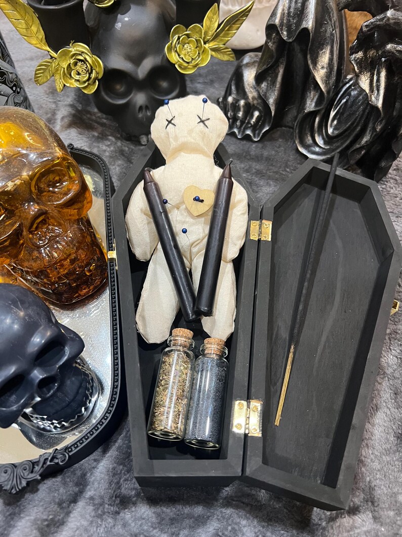 Witch's Coffin and Poppet Set - Perfect for Dark Magic/hex - Etsy
