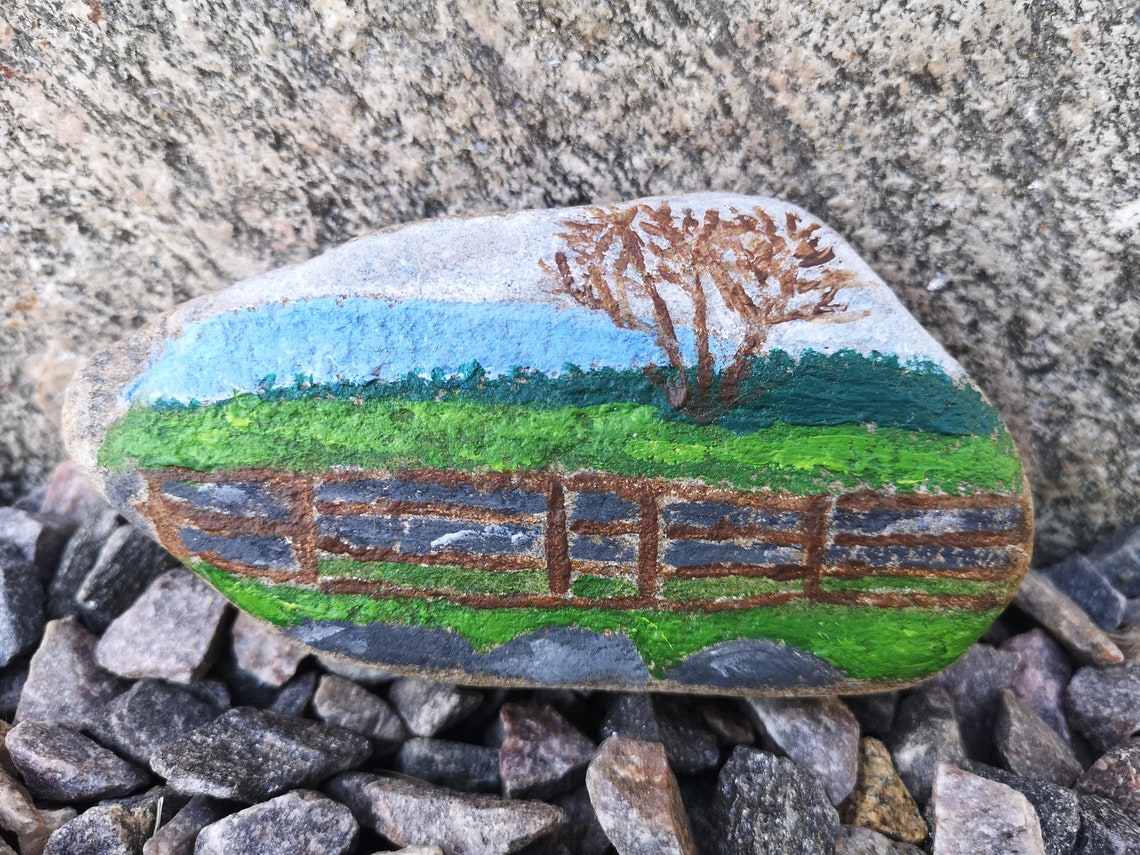 Painted Stones, Painted Stones Scenes of Northern Scotland, Painted ...