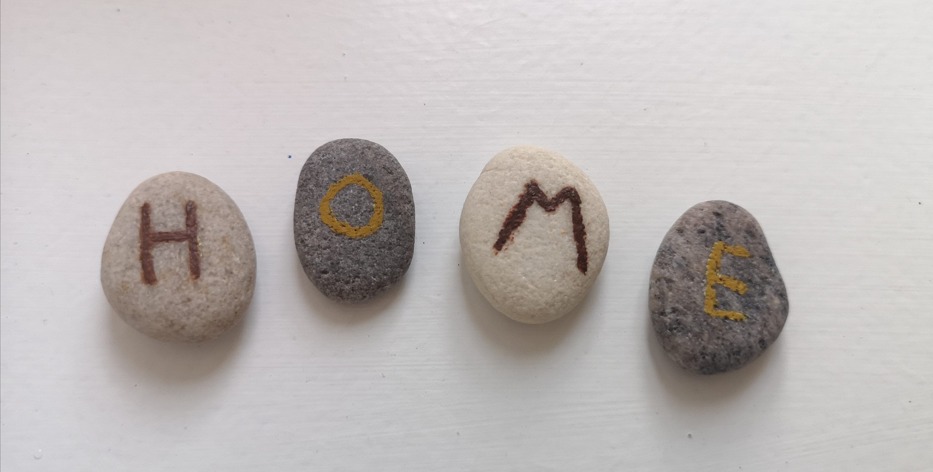 Painted Stones, Painted Word Stones, Personalised Word Stones, Word ...