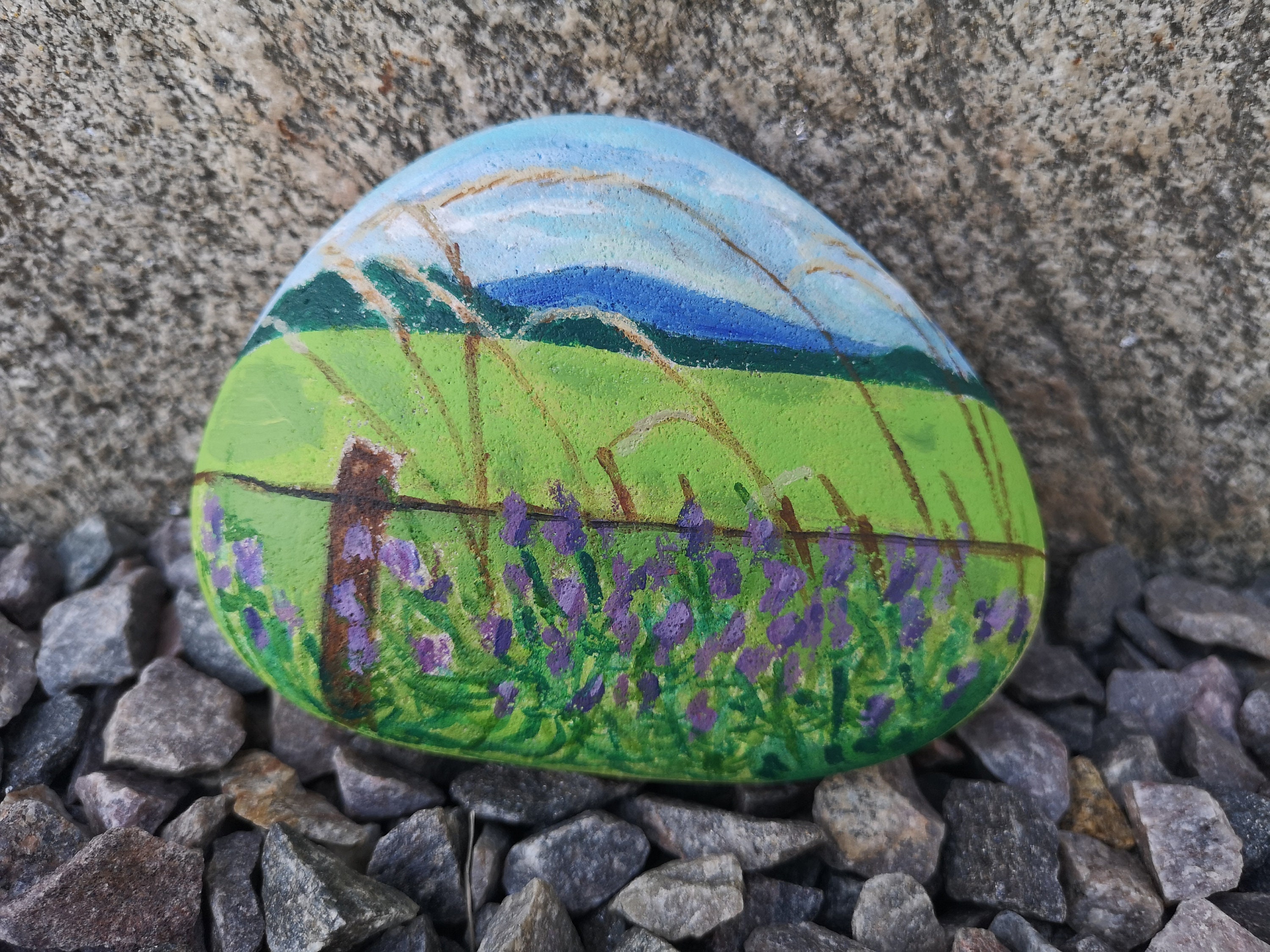 Painted Stones, Painted Stones Scenes of Northern Scotland, Painted ...