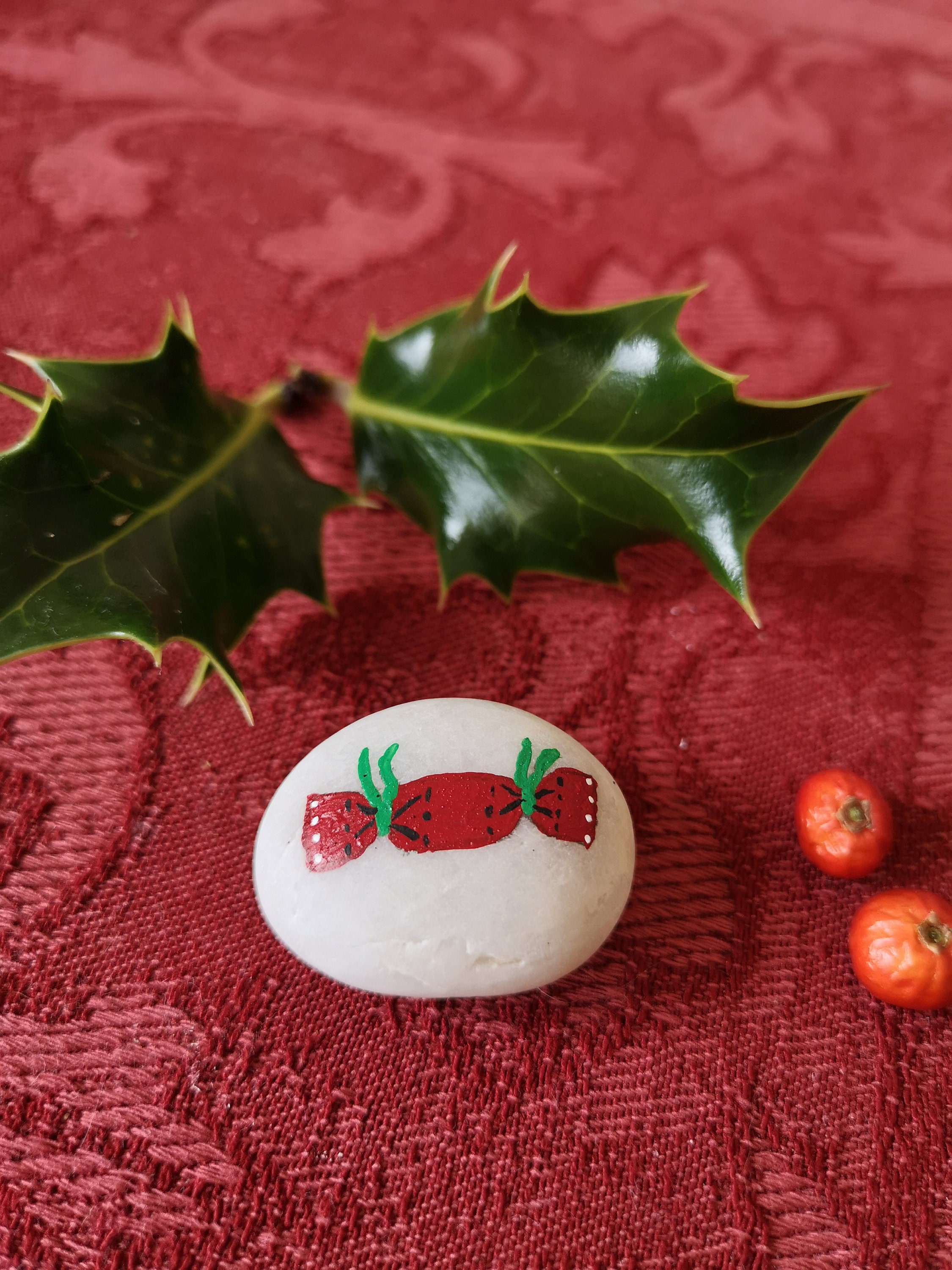 Painted Christmas Stones, Christmas Stones, Painted Christmas Rocks ...