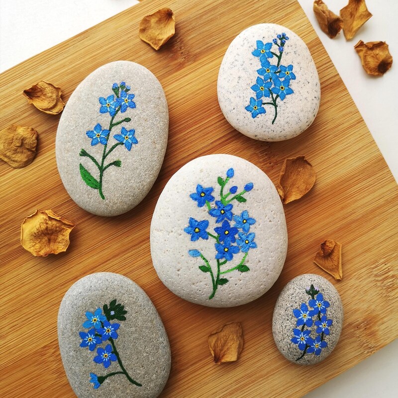 Painted Stones - Etsy