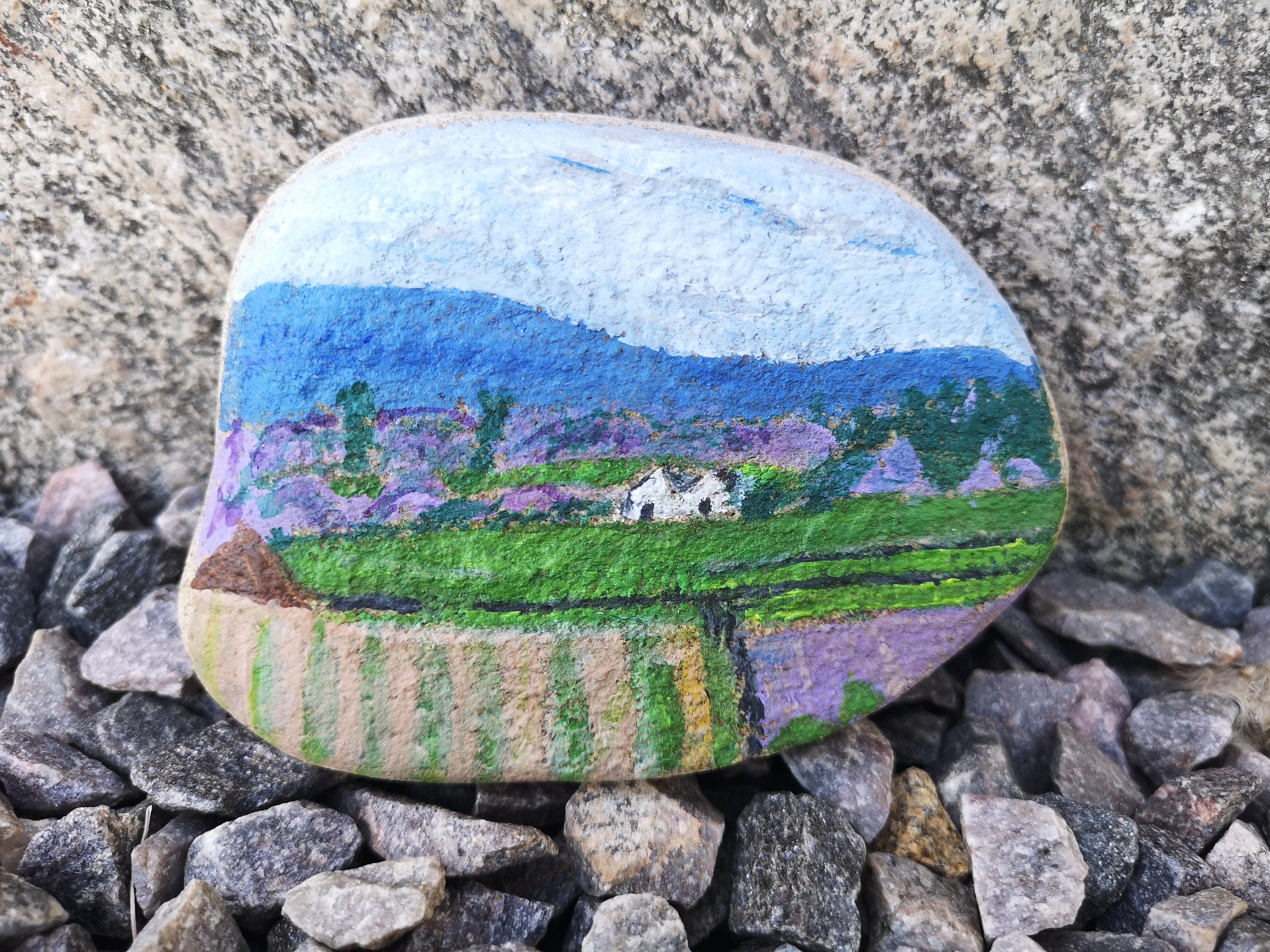 Painted Stones, Painted Stones Scenes of Northern Scotland, Painted ...
