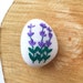 Painted Stones, Painted Lavender Stones, Painted Flower Stones, Painted ...