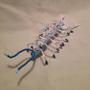 Hand Beaded Centipede Hand Beaded Millipede - Etsy