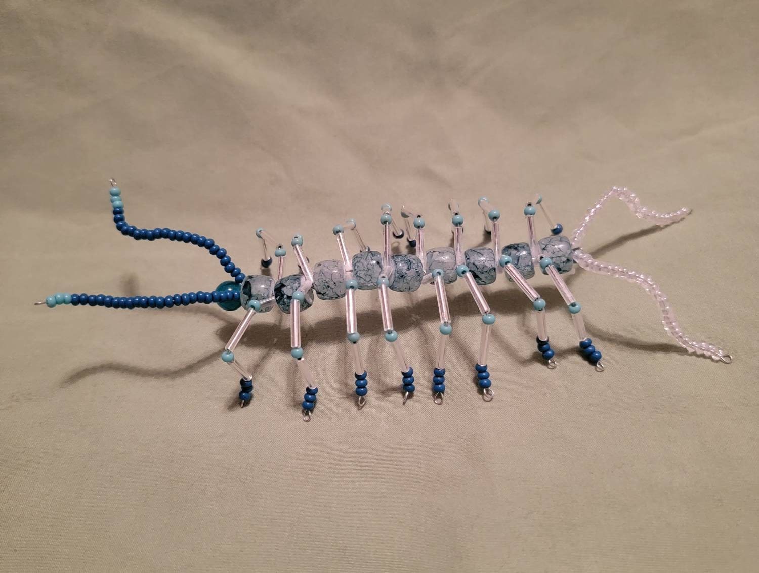 Hand Beaded Centipede Hand Beaded Millipede - Etsy