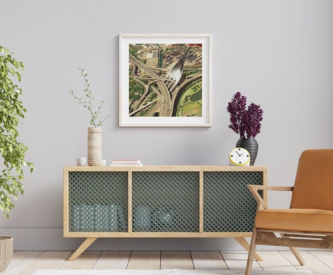 Spaghetti Junction art Print Surreal Art Wall Decor - Etsy