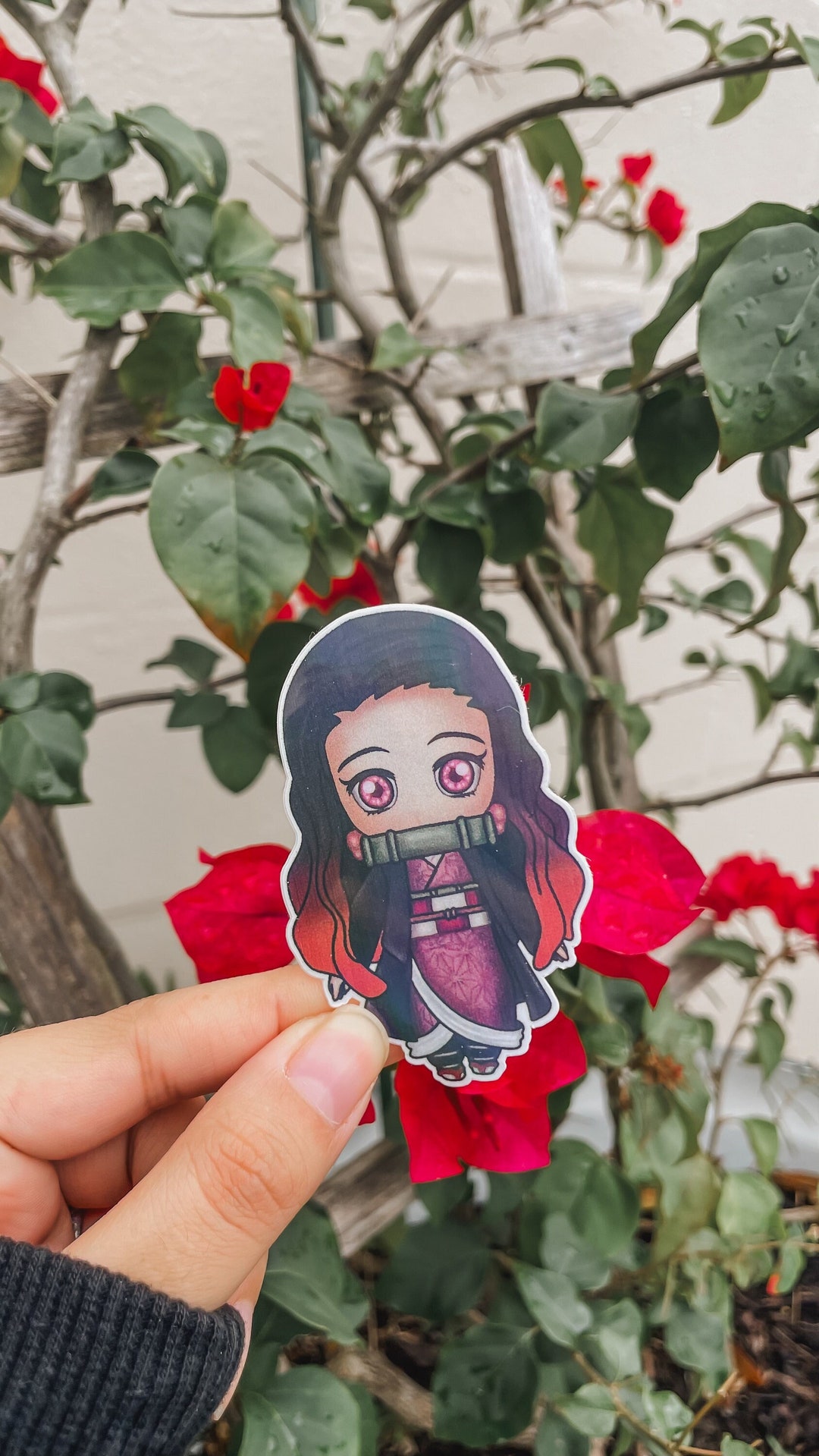 Demon Anime Sticker Chibi Anime Girl From Demon Anime Cute Demon ...