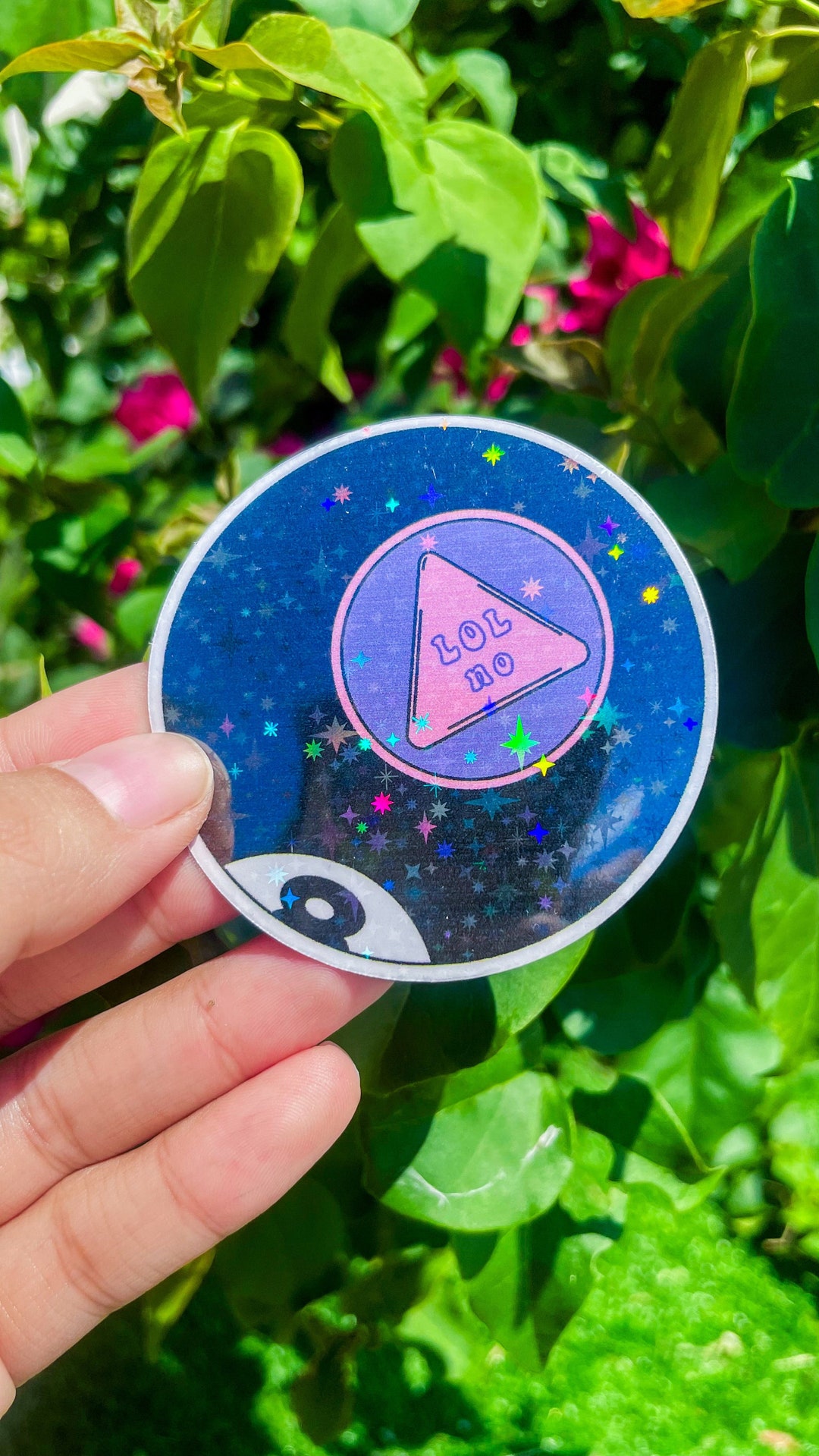 Magic 8 Ball Sticker Funny Sticker Sarcastic Sticker Retro Sticker ...