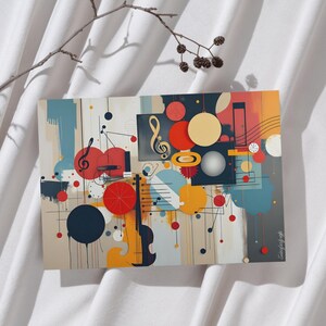 Abstract Music Wall Art | Instant Download | Elegant Digital Decor for ...