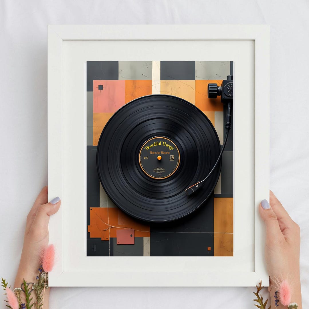 Personalized Vinyl Record Digital Print, Wall Art - Custom Gift for ...