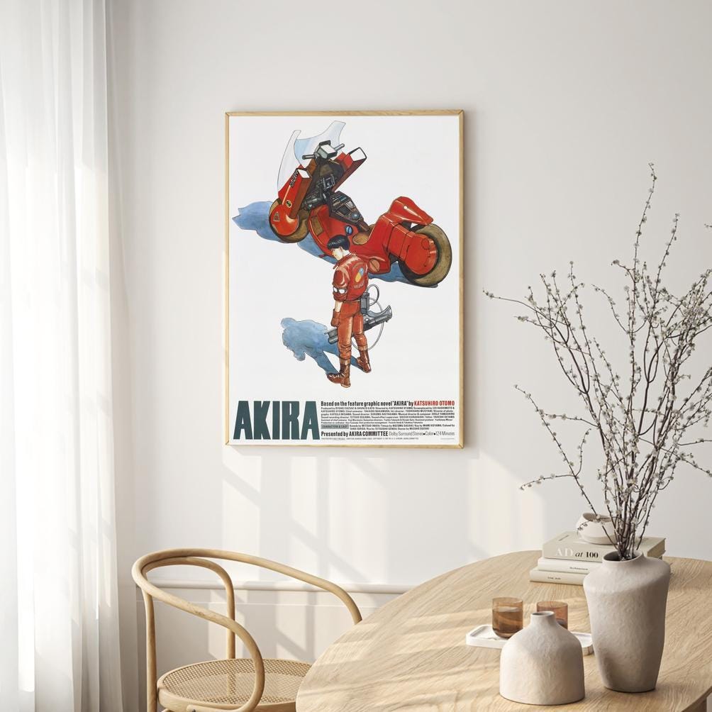 Akira Movie Poster for Living Room Bedroom Decor (frame is Not Included ...