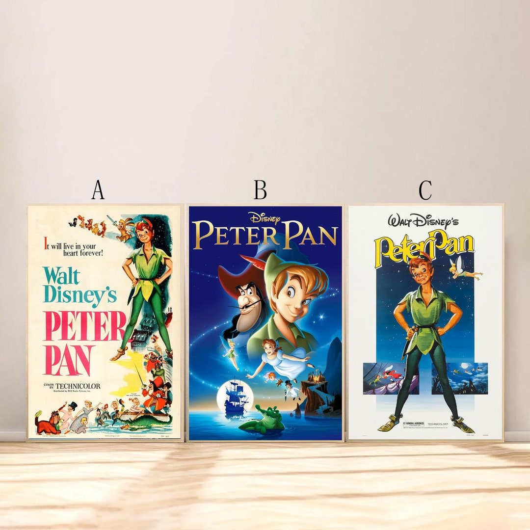 Peter Pan Movie Poster for Living Room Bedroom Decor (frame is Not ...