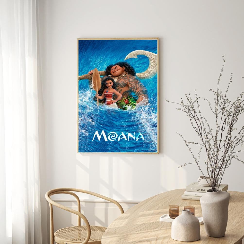 Moana Movie Poster for Living Room Bedroom Decor (frame is Not Included ...