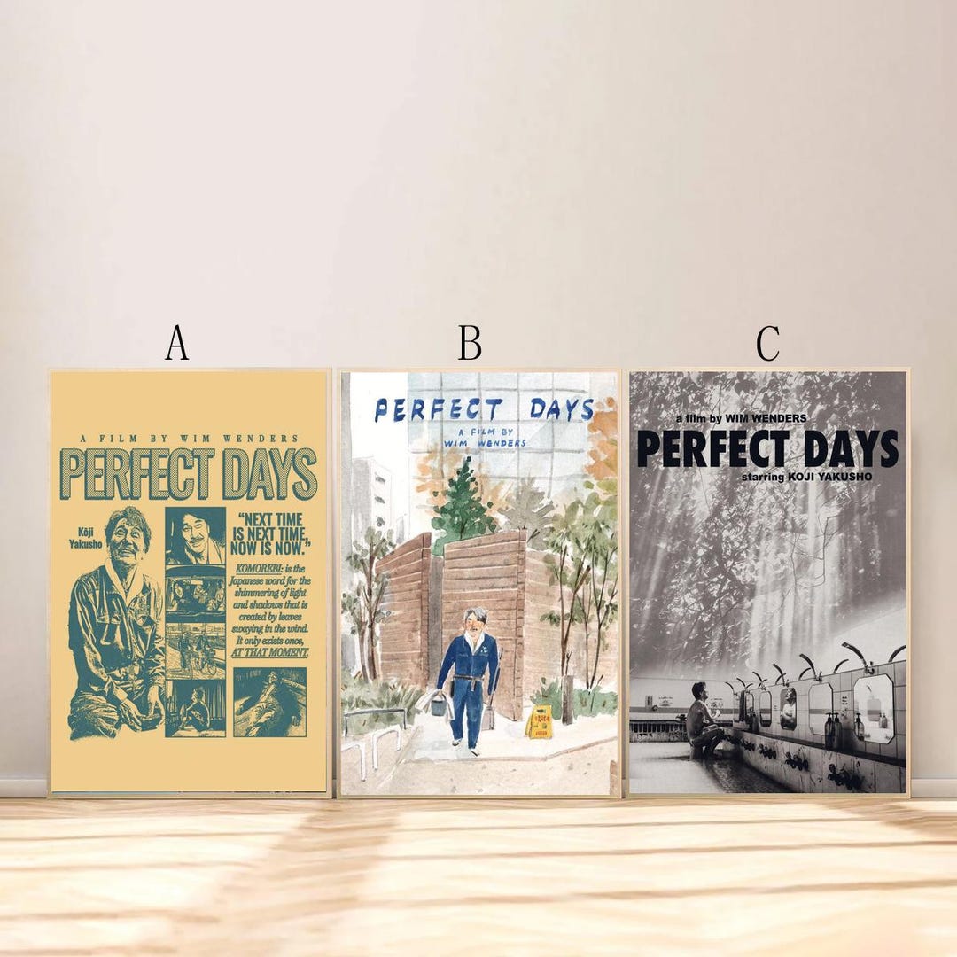 Perfect Days Movie Poster for Living Room Bedroom Decor frame is Not ...