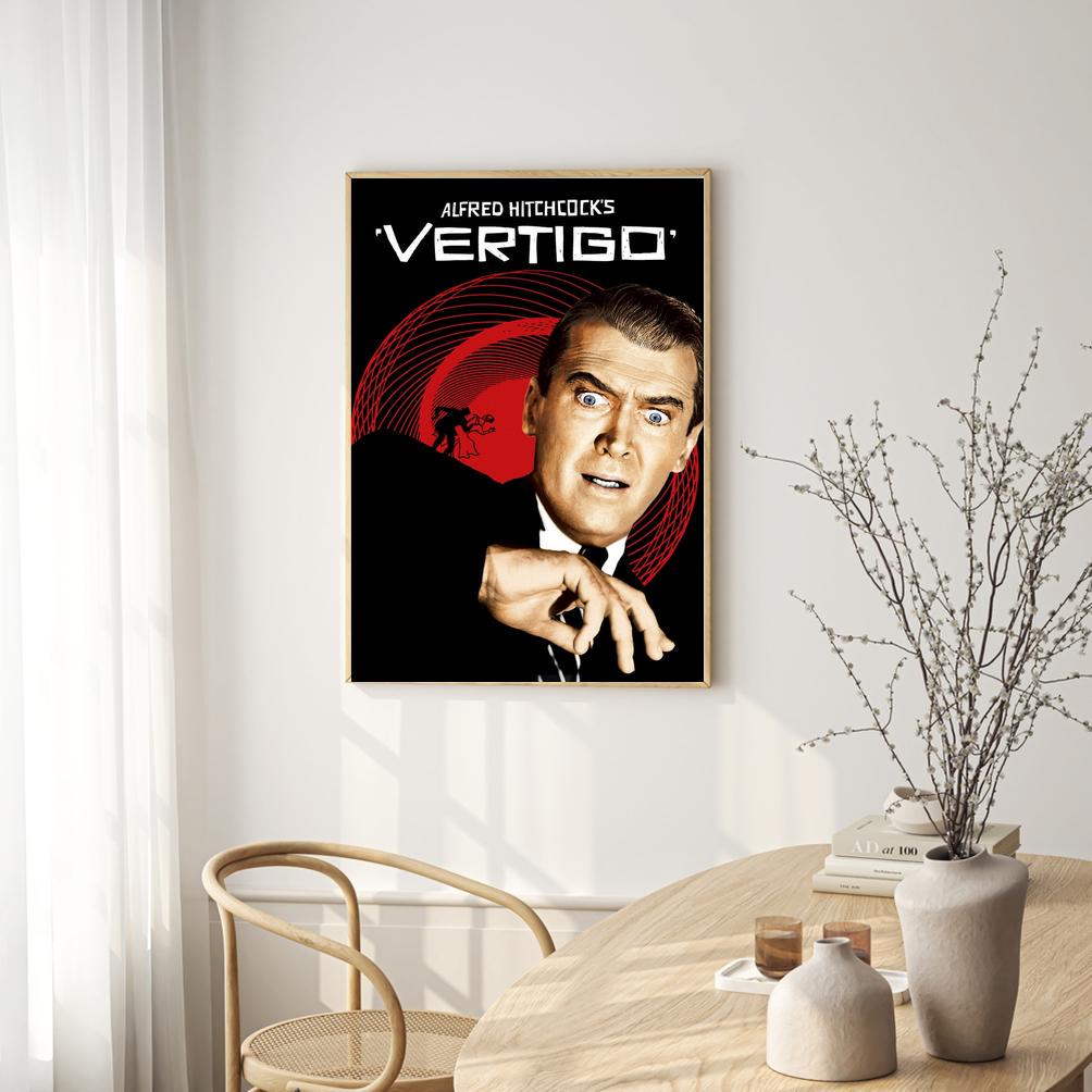 Vertigo Movie Poster for Living Room Bedroom Decor frame is Not ...
