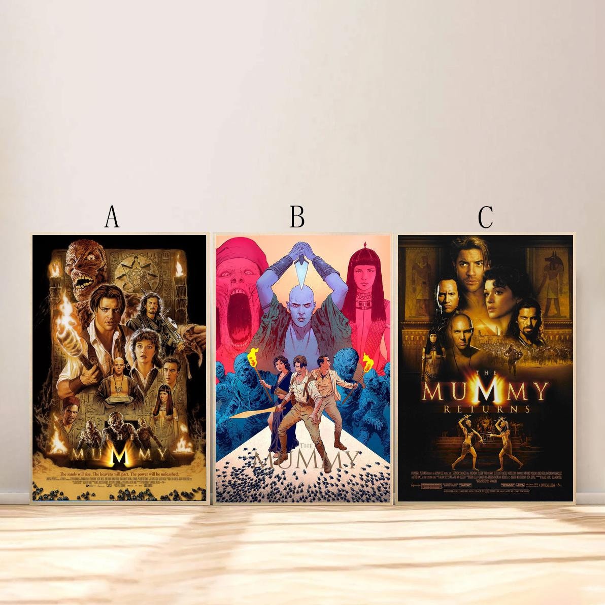 The Mummy Movie Poster for Living Room Bedroom Decor frame is Not ...