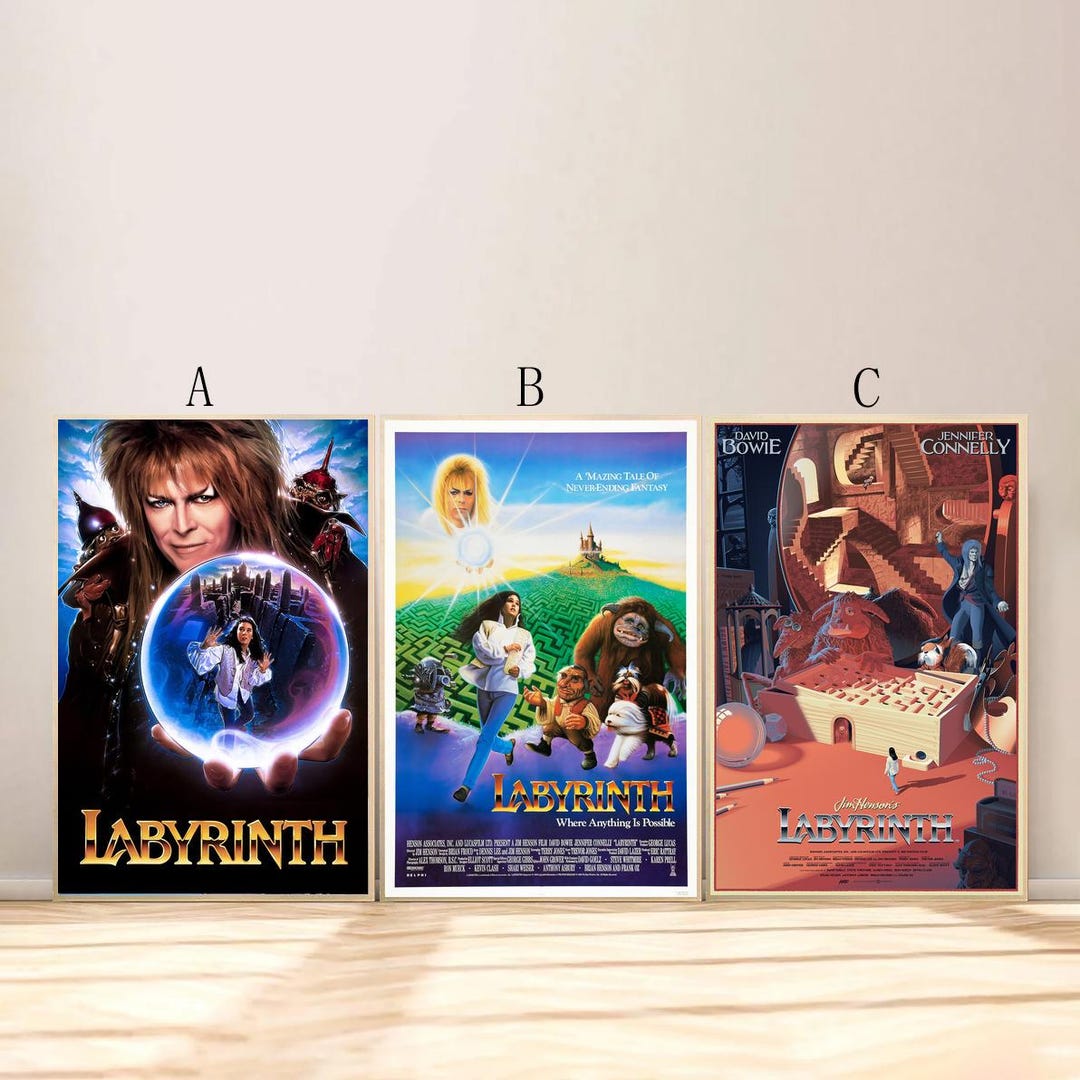 The Labyrinth Movie Poster for Living Room Bedroom Decor (frame is Not ...