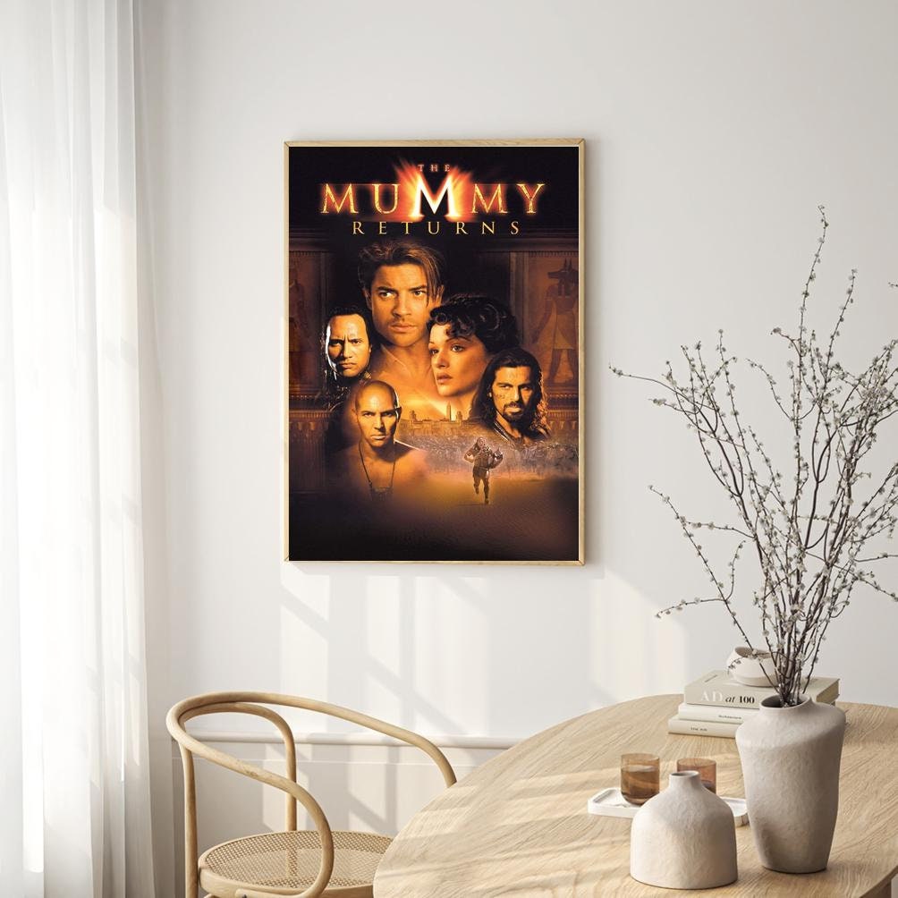 The Mummy Movie Poster for Living Room Bedroom Decor frame is Not ...