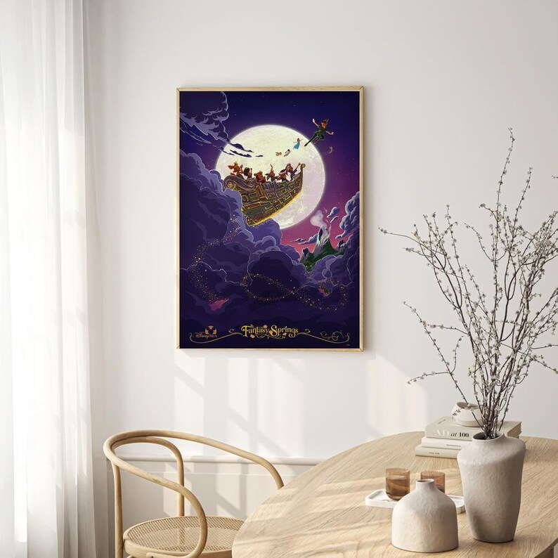 Peter Pan Movie Poster for Living Room Bedroom Decor (frame is Not ...