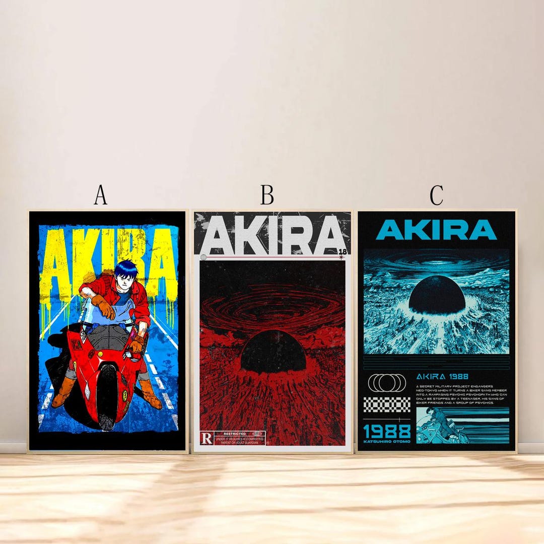 Akira Movie Poster for Living Room Bedroom Decor (frame is Not Included ...