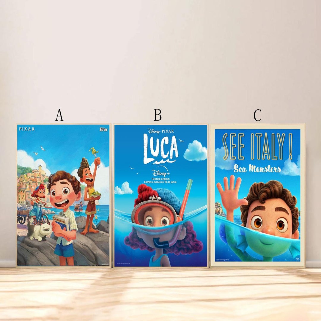 Luca Movie Poster for Living Room Bedroom Decor (frame is Not Included ...