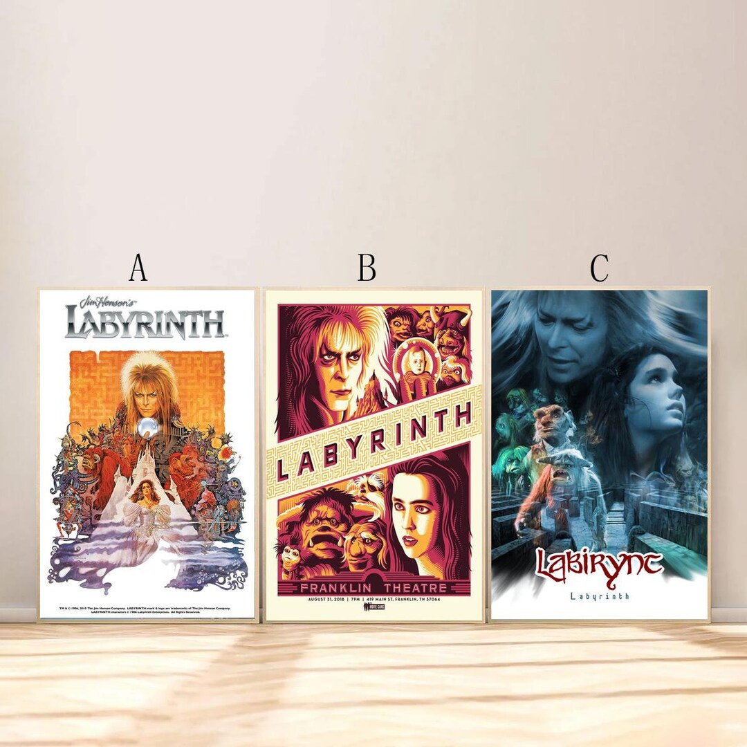 Labyrinth Movie Poster for Living Room Bedroom Decor (frame is Not ...