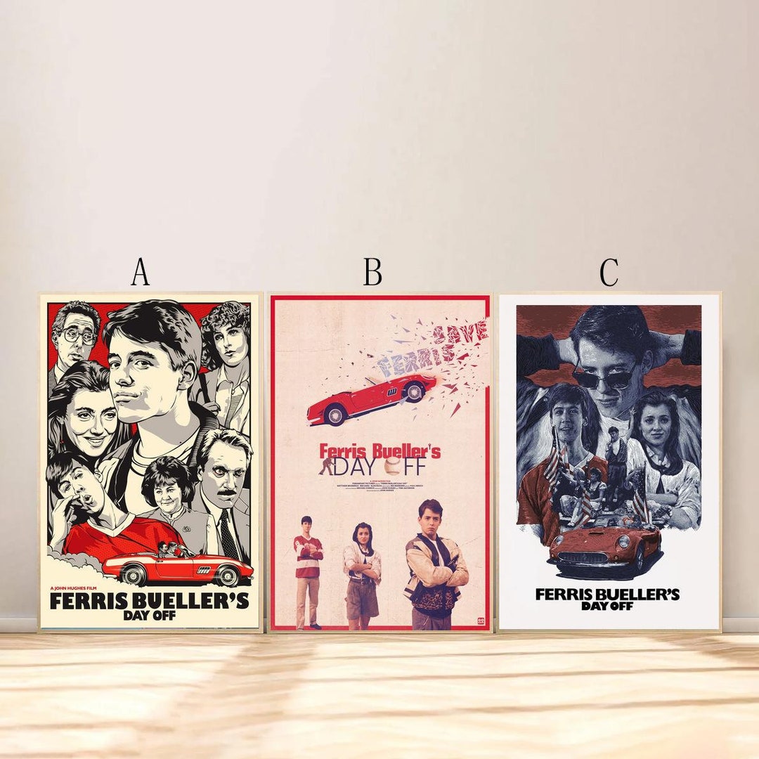 Ferris Bueller‘s Day off Movie Poster for Living Room Bedroom Decor ...