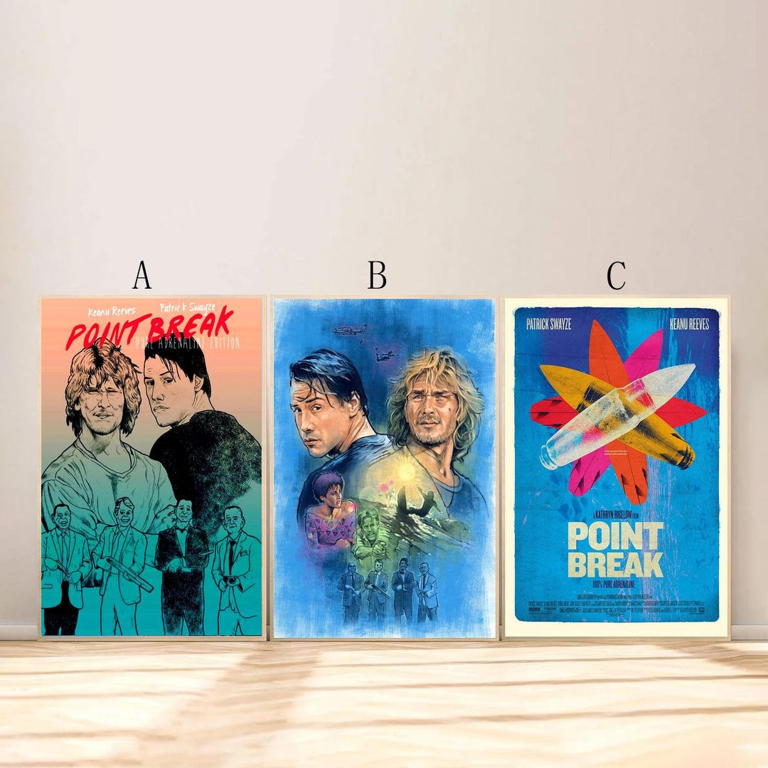 Point Break Movie Poster for Living Room Bedroom Decor frame is Not ...