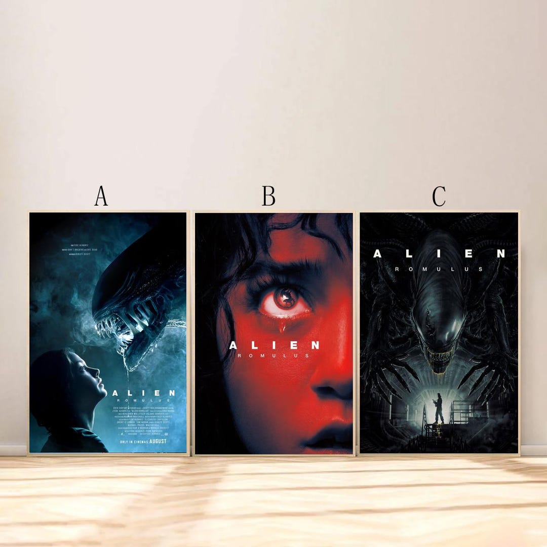 Alien Romulus Movie Poster for Living Room Bedroom Decor frame is Not ...