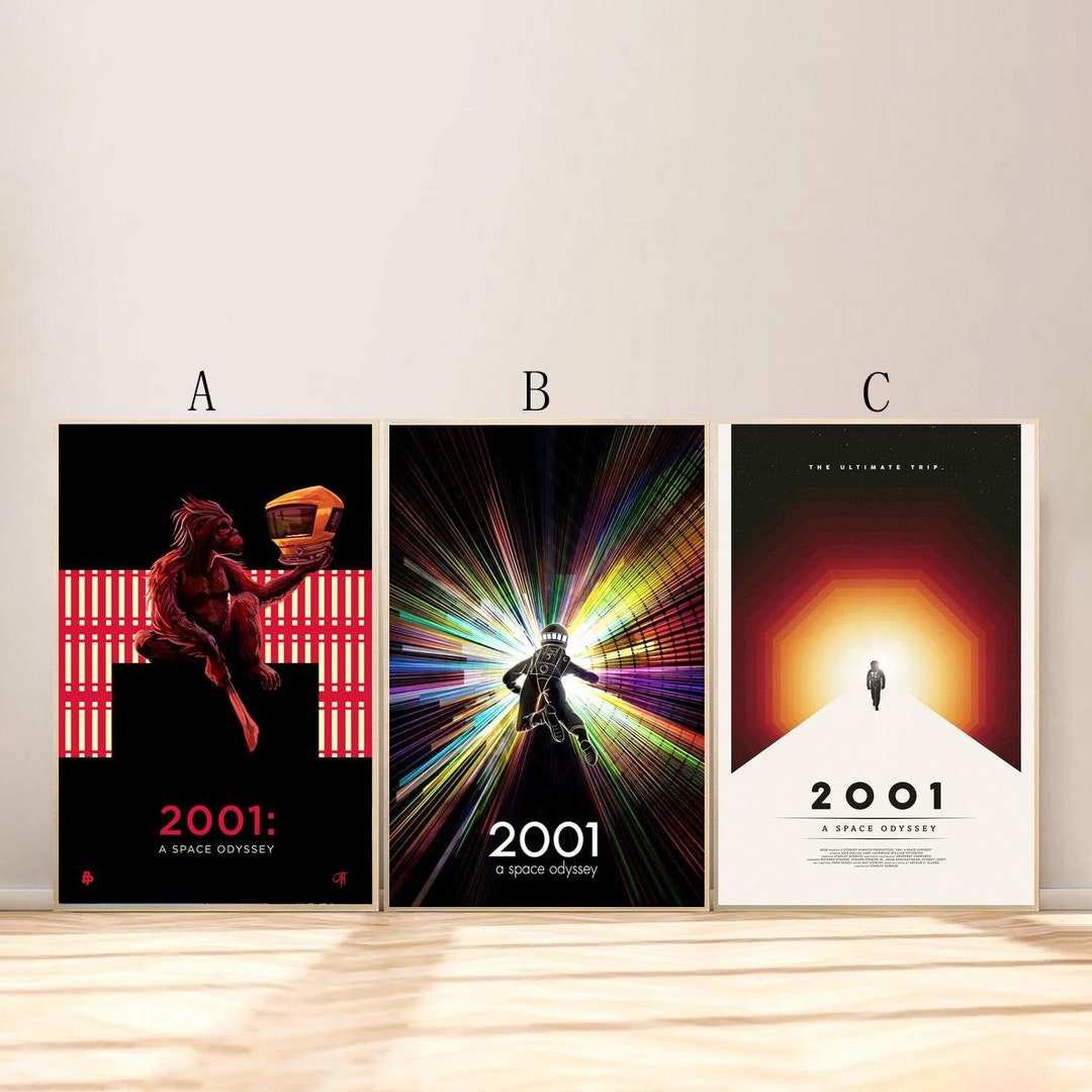 2001 A Space Odyssey Movie Poster for Living Room Bedroom Decor (frame ...