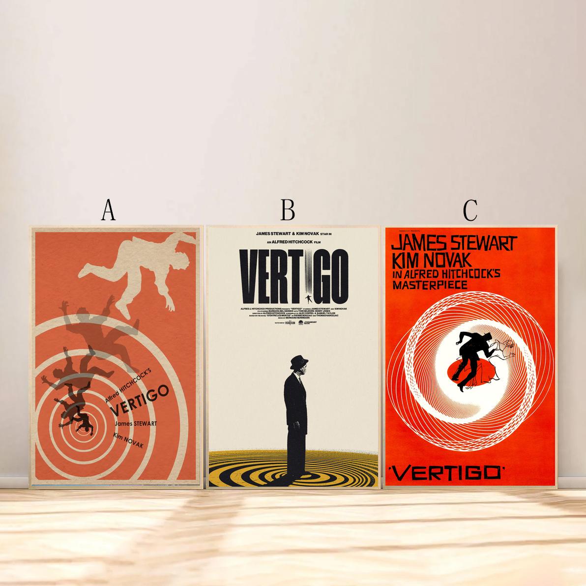 Vertigo Movie Poster for Living Room Bedroom Decor frame is Not ...
