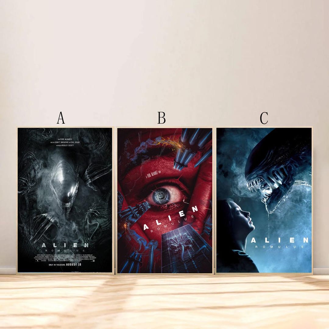 Alien Romulus Movie Poster for Living Room Bedroom Decor frame is Not ...