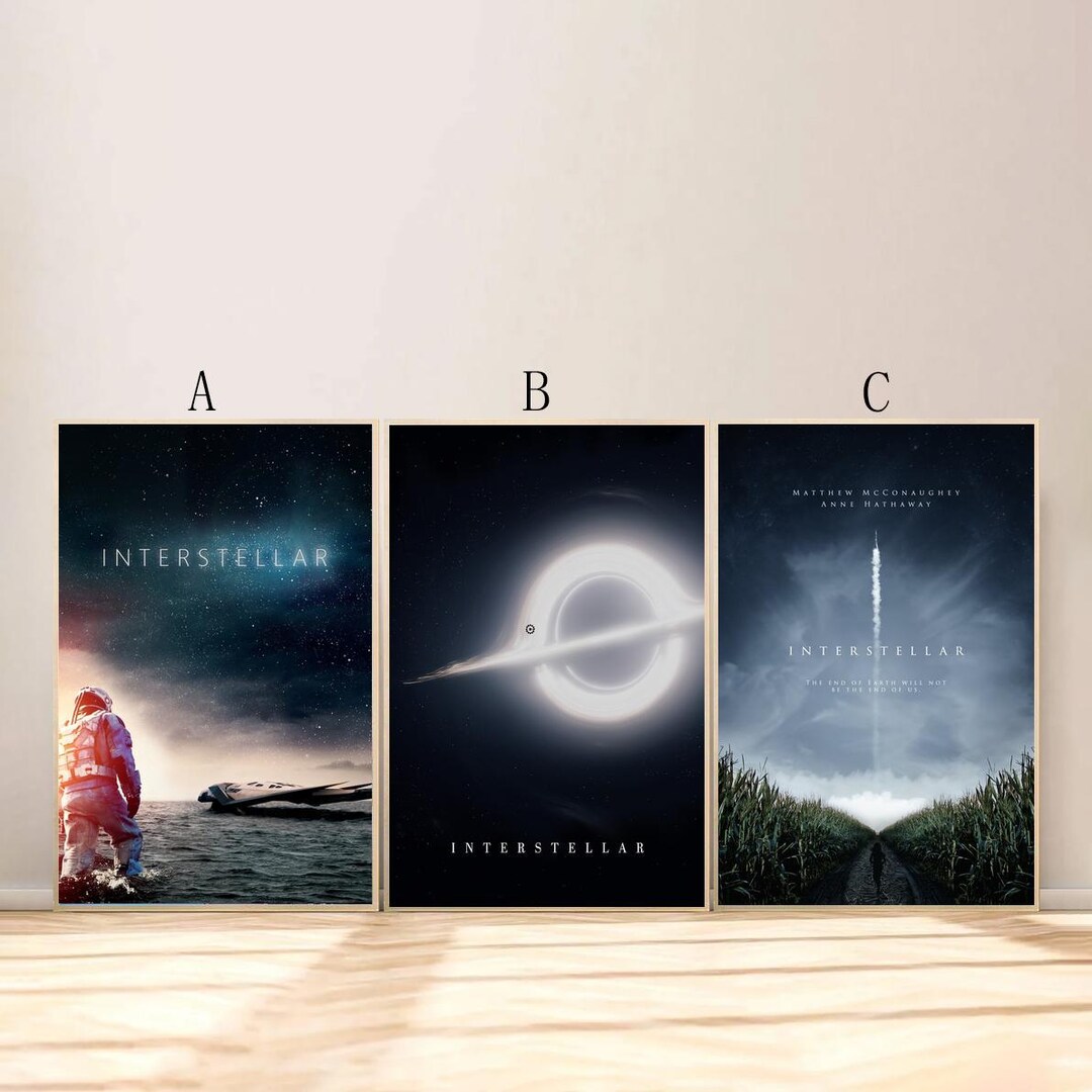 Interstellar Movie Poster for Living Room Bedroom Decor frame is Not Included - Etsy