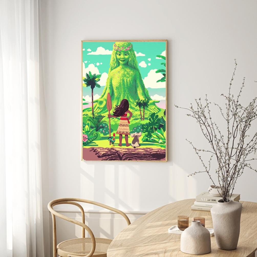 Moana Movie Poster for Living Room Bedroom Decor (frame is Not Included ...
