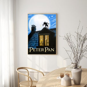 Peter Pan Movie Poster for Living Room Bedroom Decor (frame is Not ...