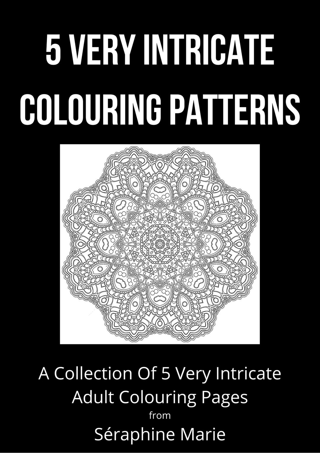 5 Very Intricate Colouring Patterns - Etsy