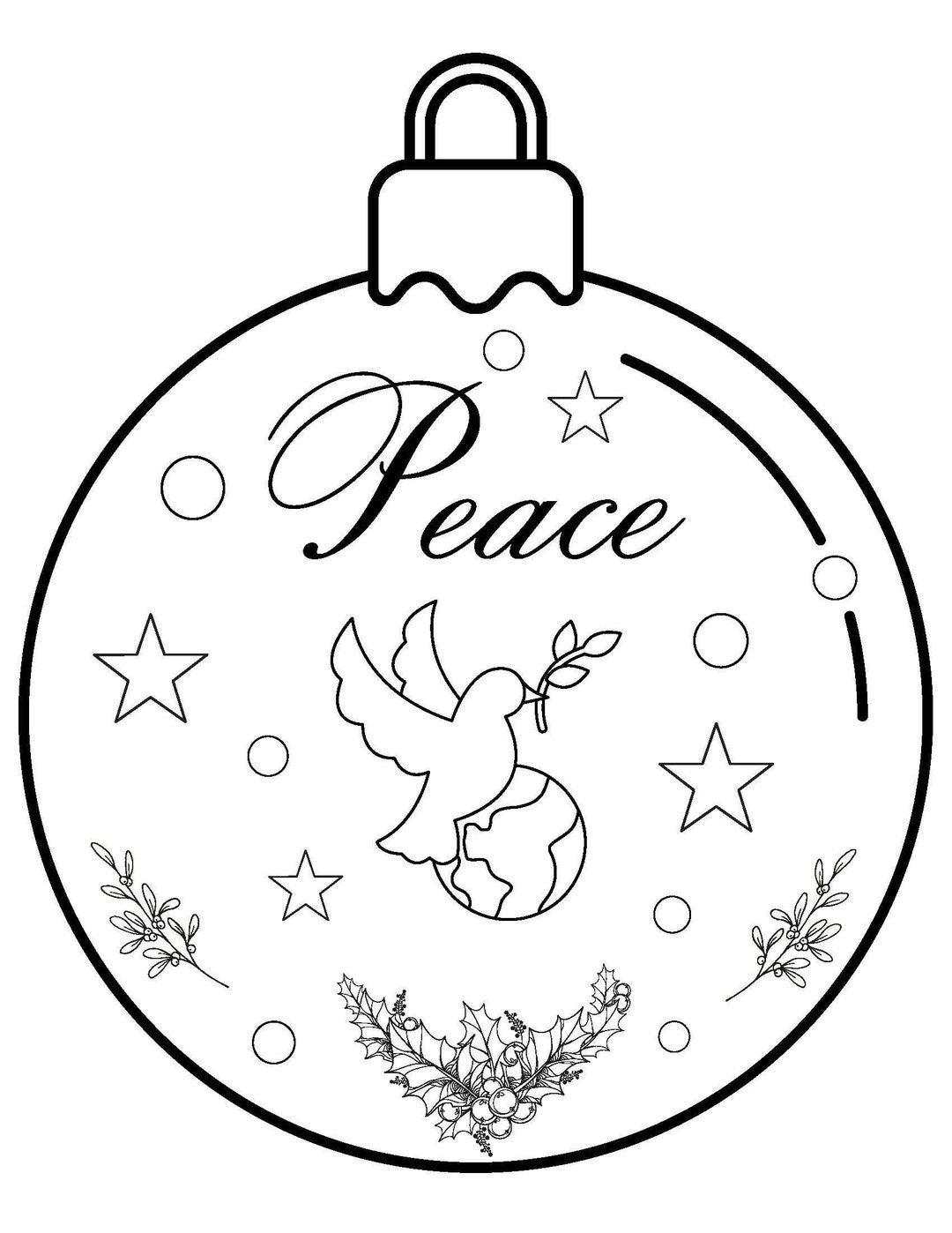 Advent Christmas Coloring Pages Printables Christmas - Etsy