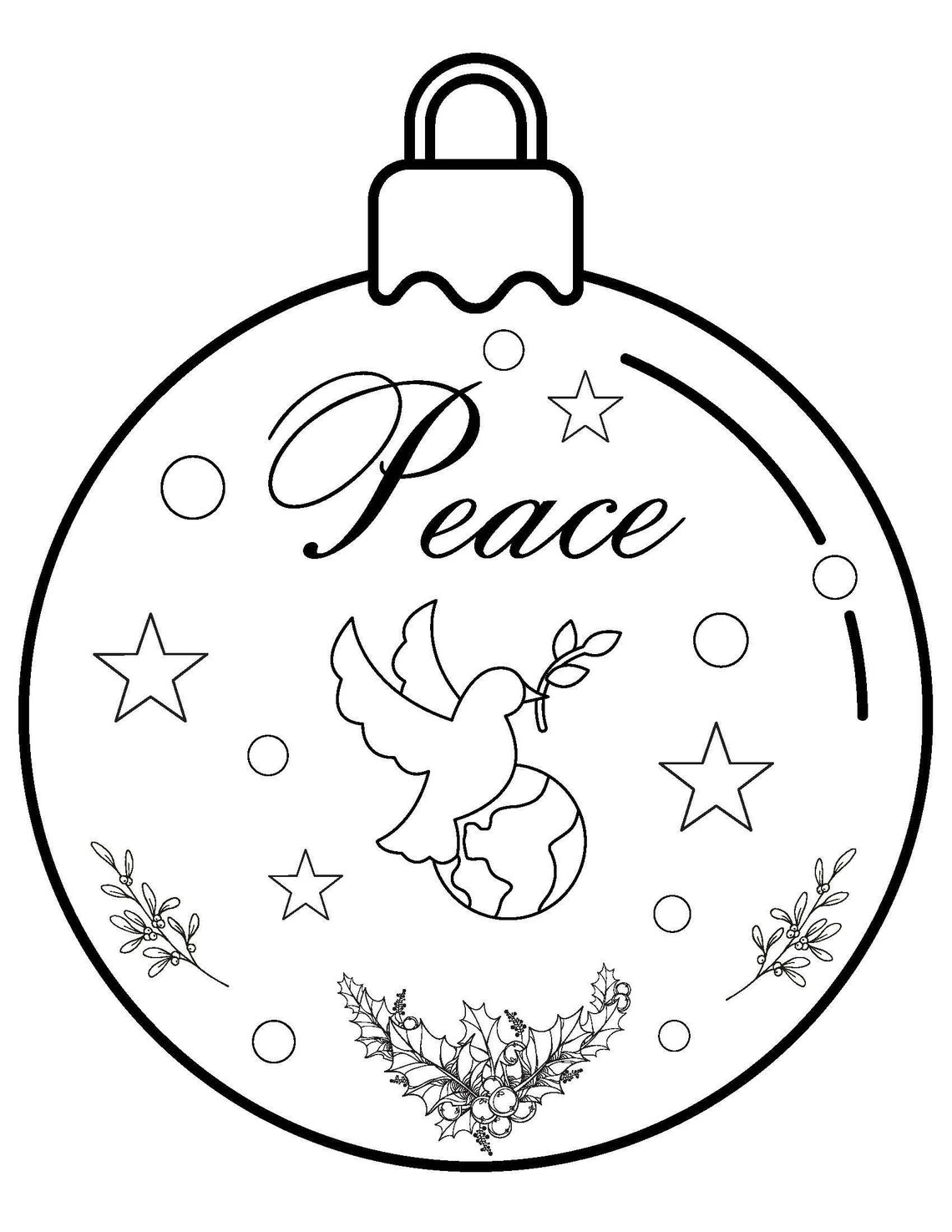 Advent Christmas Coloring Pages Printables - Christmas Decorations ...