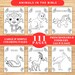 111 Printables Animals in the Bible, Coloring Pages for Kids, Large ...